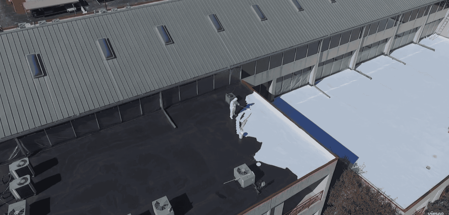 Expandothane Roof Coating Installation In San Antonio, TX | Rooftop ...